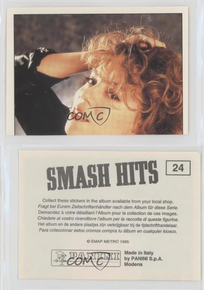 1995 Panini Smash Hits Album Stickers Mariah Carey (Top Half) #24 00l8 ...