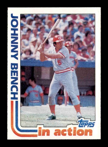 1982 Topps #401 Johnny Bench IA NM X3031712 | eBay