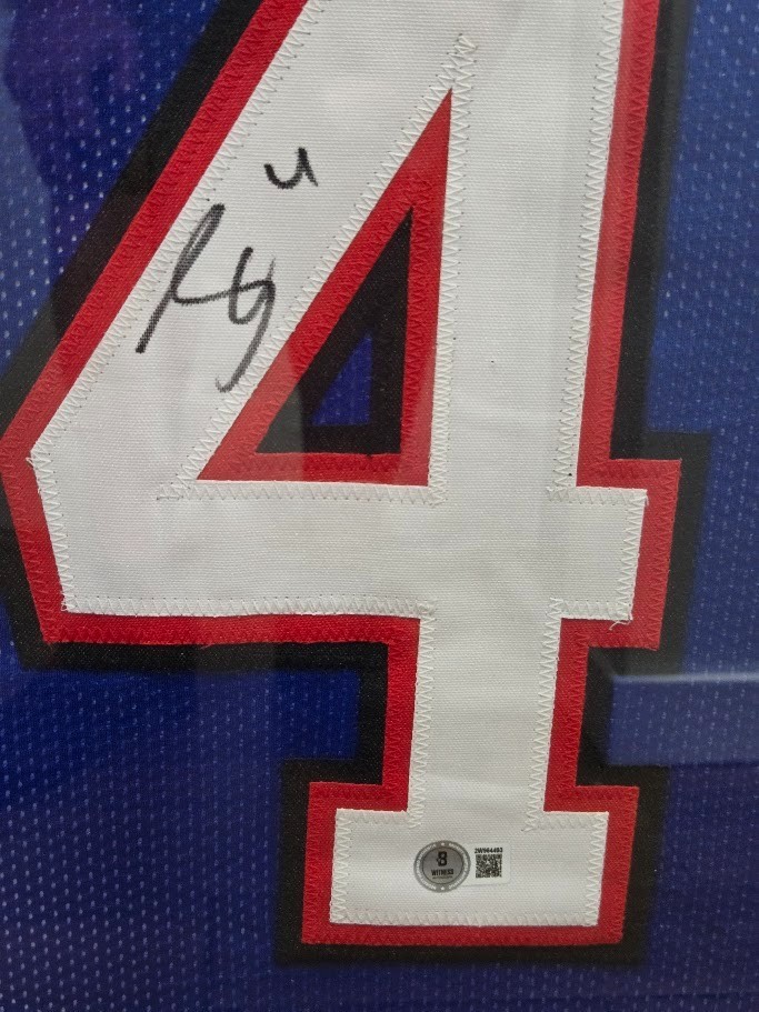 James Cook Autographed Signed Framed Buffalo Bills Jersey Beckett ...