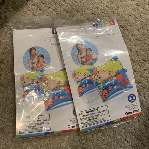 INTEX MERMAID SWIM ARM BANDS SET OF 2- NEW | eBay