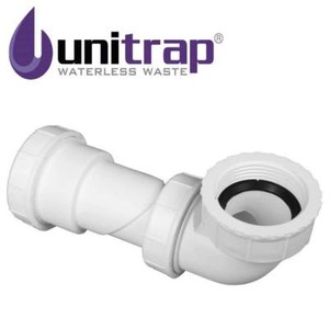 Unitrap Waterless Waste Trap Ideal Under Baths & Basins Adapts From ...