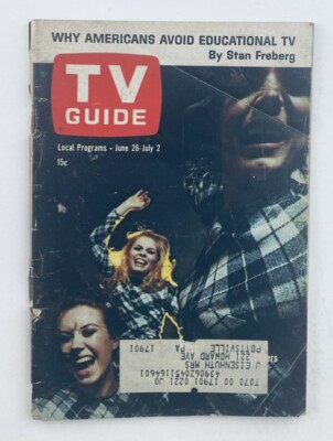 TV Guide Magazine June 26 1965 #639 Donna McKenzie, Lada Edmund Jr. PA ...