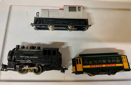 Vintage HO 3 piece lot, NY Central engine 3992, RSO switcher, Wabash ...