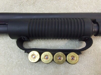 REMINGTON 870 & MOSSBERG 590 FOREND STRAP KIT W/12 GAUGE 4 SHELL HOLDER ...