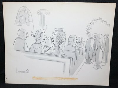 Funeral Gag - Signed art by Fred Levinson | eBay