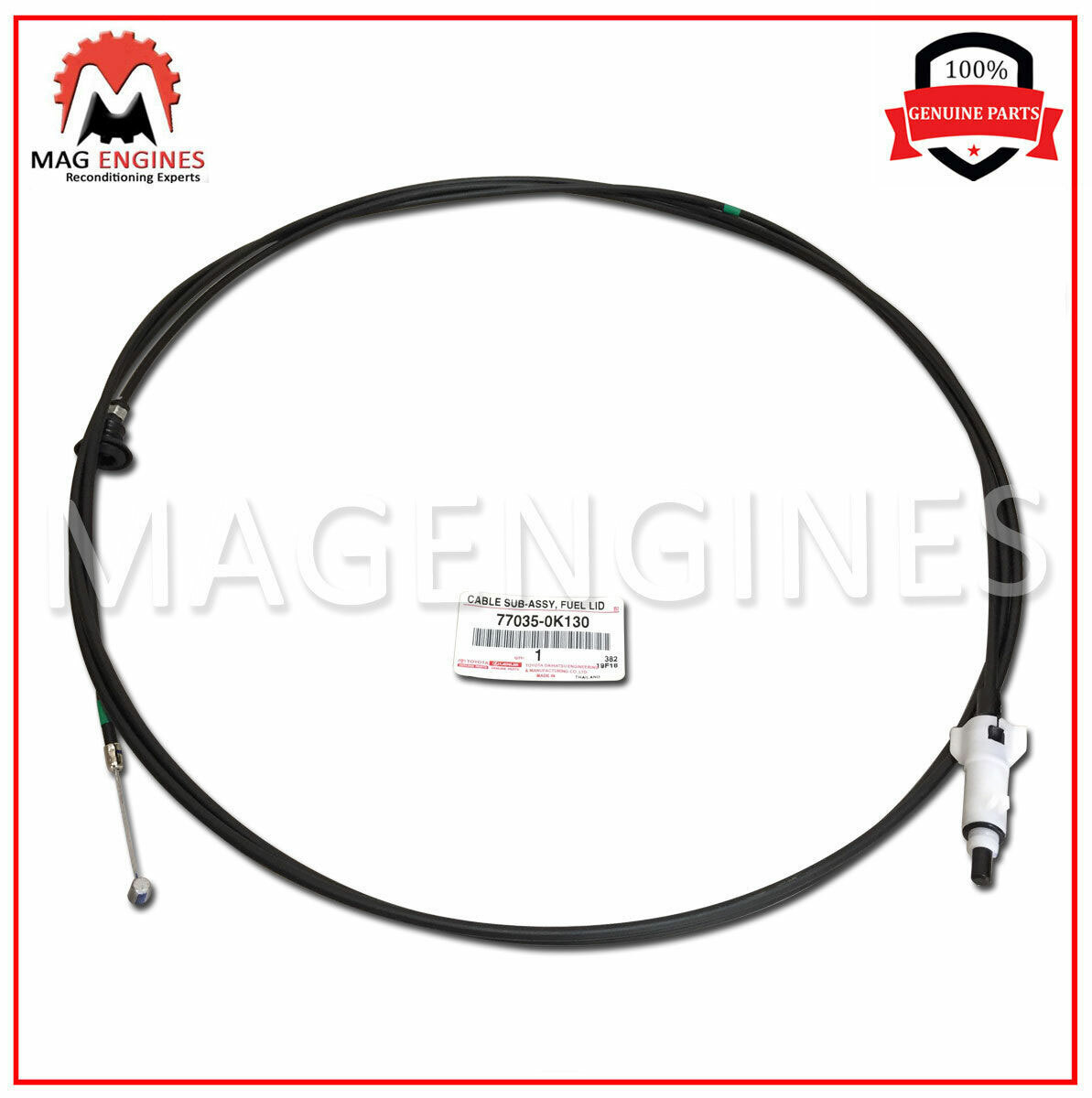 77035-0K130 GENUINE OEM FUEL LID LOCK CONTROL CABLE SUB-ASSY 770350K130 ...