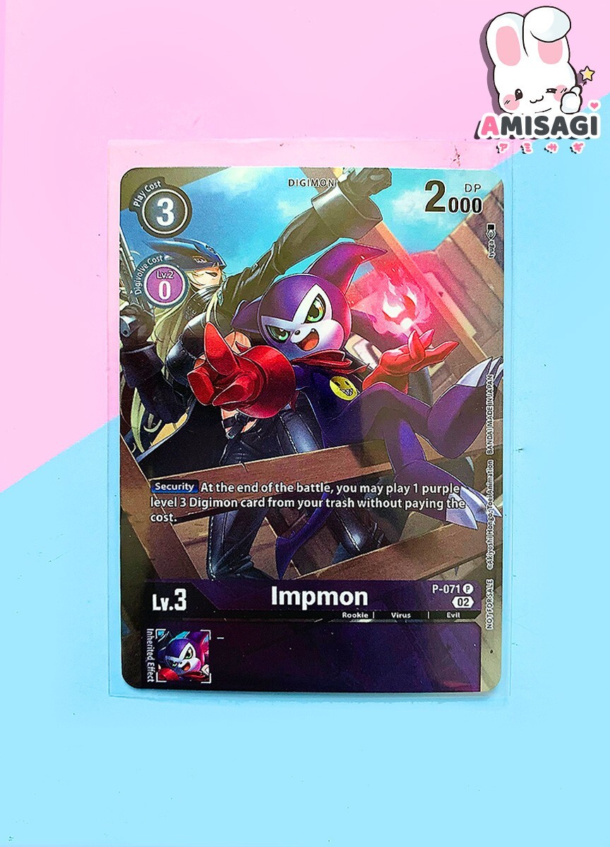 Digimon Impmon Food Toy Trading Figure Impmon' New DIGIMON ADVENTURE