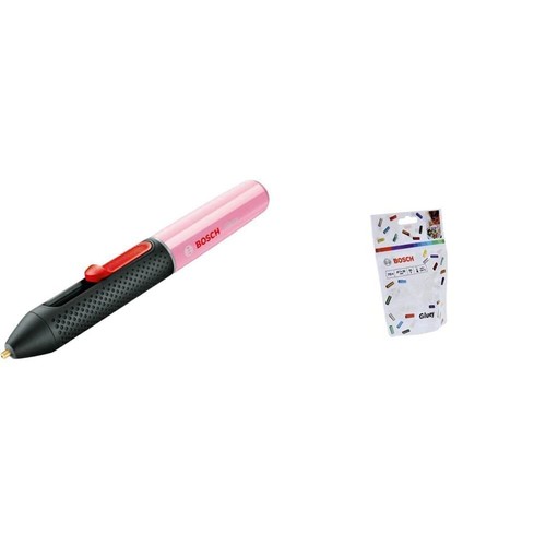 Bosch Home and Garden Cordless Hot Glue Pen Gluey (Cupcake Pink, with ...