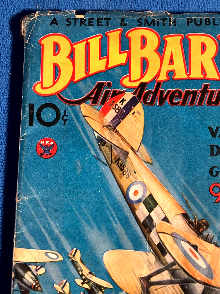 UNIQUE PLUP Publication 9-1934 "Bill Barns Air Adventurer" Vol. 2/ No ...