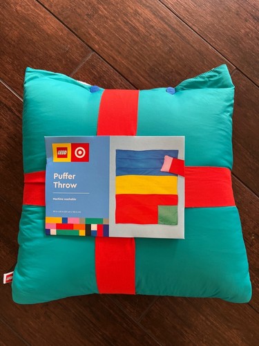 LEGO® Collection x Target Packable Puffer Throw Blanket Blue Yellow Red ...