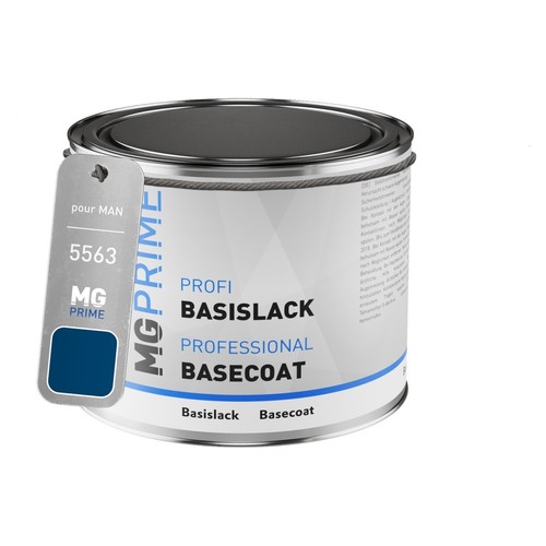 Peinture voiture pot pour MAN 5563 Bright Blue Metallic base 0,5l ...