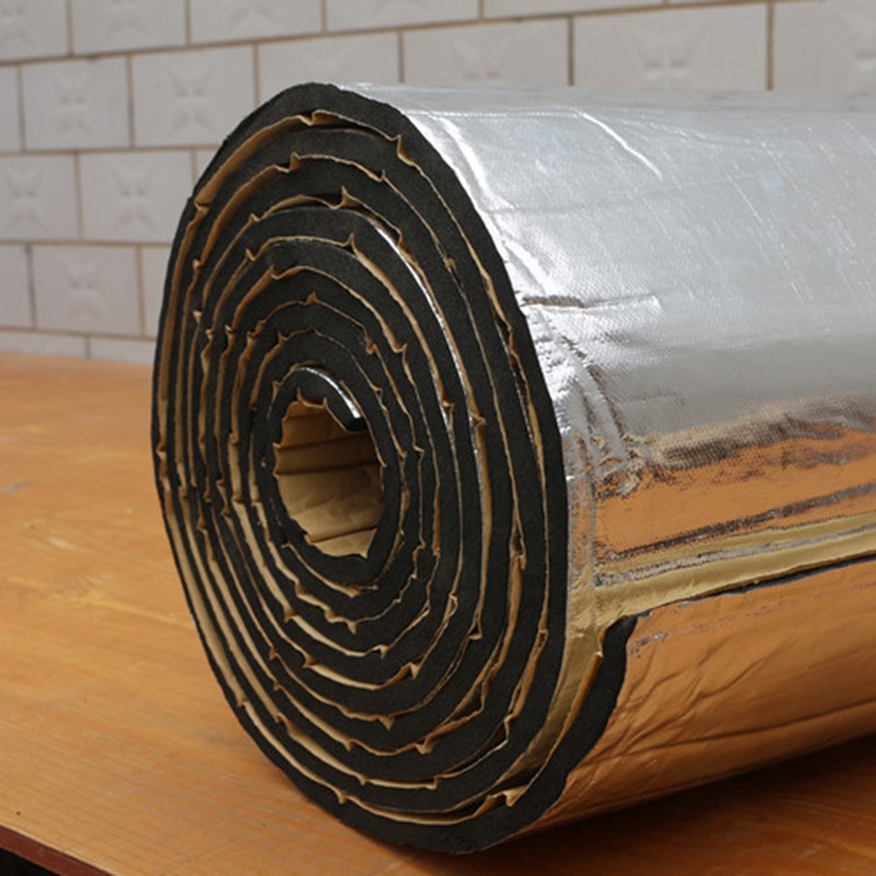 50x50cm Car Van Auto Sound Proofing Deadening Insulation Silent Foam ...