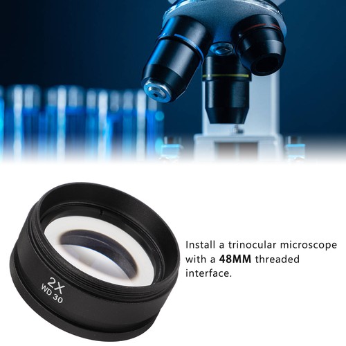 Microscope Barlow Objective Lens Auxiliary Barlow Objective Lens Clear ...