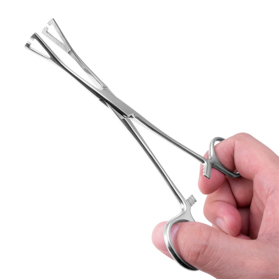 Triangle Opening Plier Clamp Piercing Forcep Tool Stainless Steel ...
