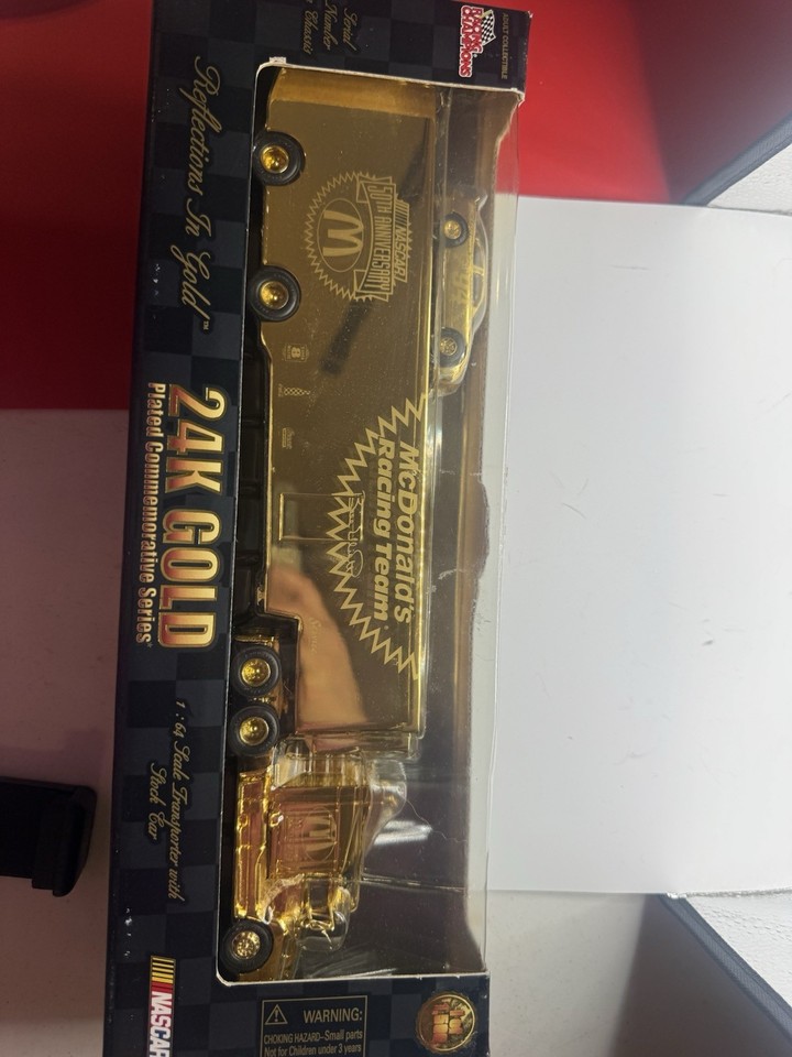 24k Gold NASCAR Collectors 50th Anniversary McDonald’s Racing And Team ...