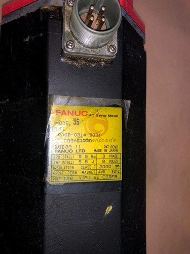 ONE USED FANUC SERVO MOTOR A06B-0314-B031 | eBay