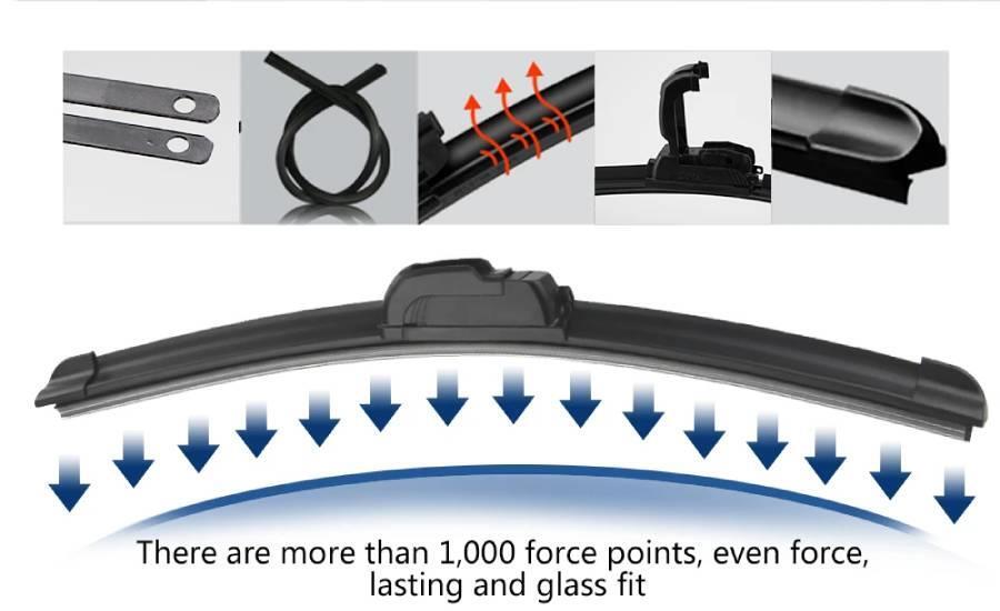 For Ford Transit Connect 2002-2013 22/20"Aero Flat windscreen Wipers ...