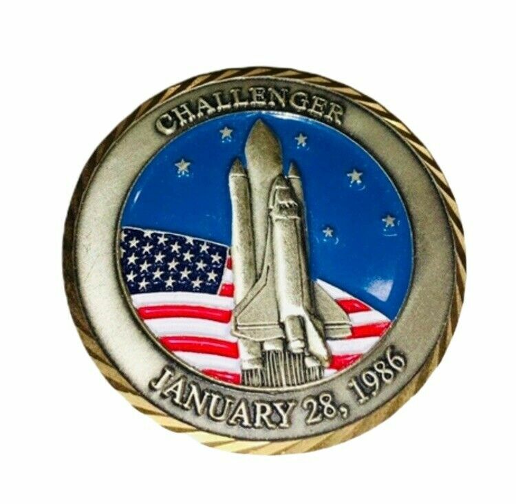CHALLENGER COLUMBIA MEMORIAL 1.75" CHALLENGE COIN | eBay
