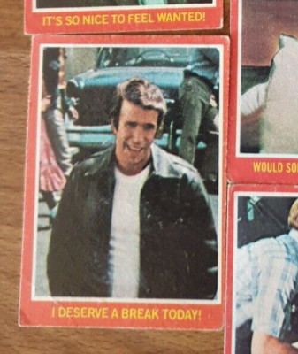34x NON SPORTS CARD LOT SATURDAY NIGHT JOHN TRAVOLTA THE FONZ + CHARLIE ...
