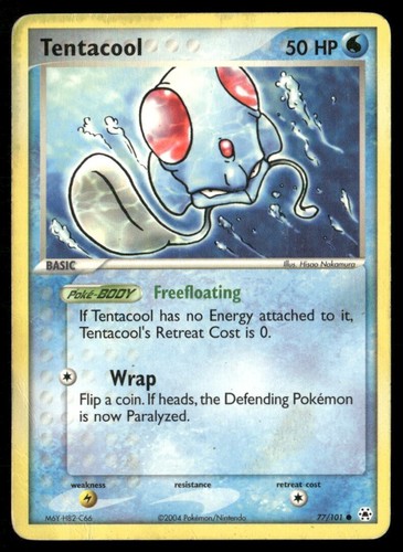 2004 EX Hidden Legends Set Pokemon Card 077 Tentacool HP | eBay