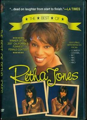 THE BEST OF COMEDY RETHA JONES DVD AUTOGRAPH & SIGNED BY THE COMEDIAN ...
