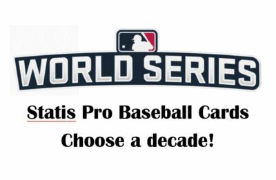Statis Pro Baseball Cards - Printed/Perforated - Any Decade World ...