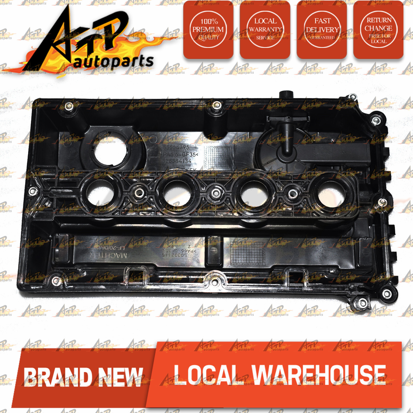 For HOLDEN BARINA TM 2011- 2017 1.6L Rocker Cover With Gasket PCV Valve ...