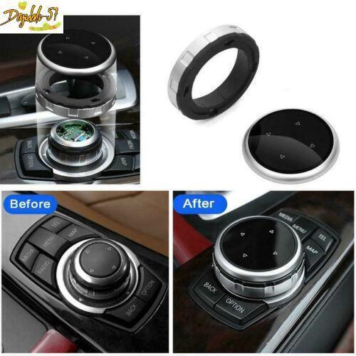 Multi-Media Control Knob Cover Fit For BMW X1 X3 X4 X5 X6 1 2 3 4 5 6 7 ...