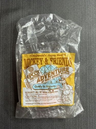 Disney Goofy in Norway Epcot Center Viking McDonalds Happy Meal Toy ...