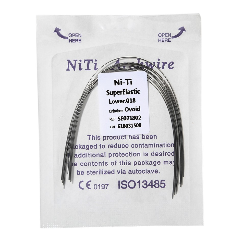 Sale Ortho Arch Wire Super Elastic Niti/SS Round Rectangular Ovoid/Oval ...