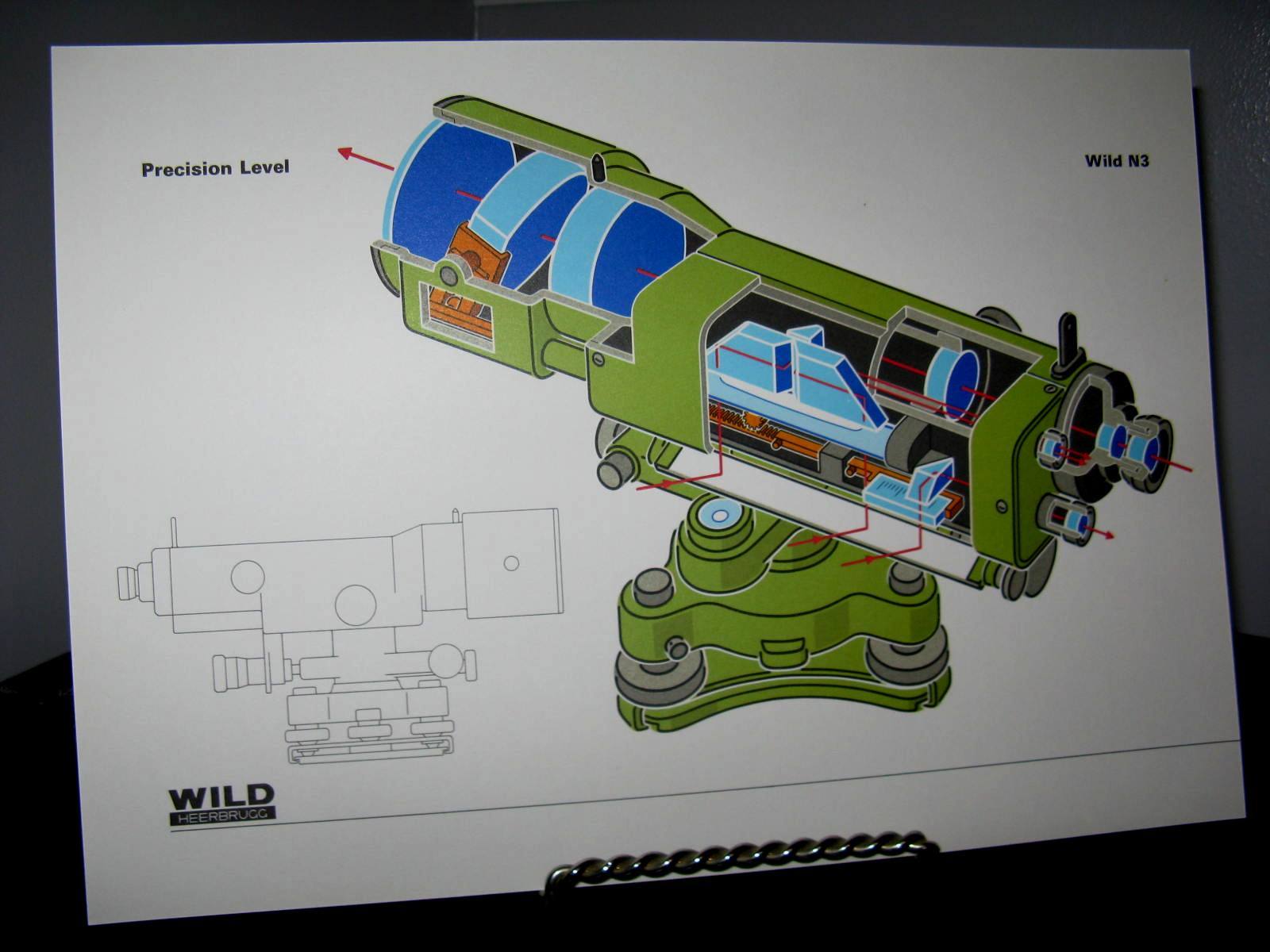 Original Wild Heerbrugg N3 Precision Level Mini Poster c/w Specs VG+ | eBay