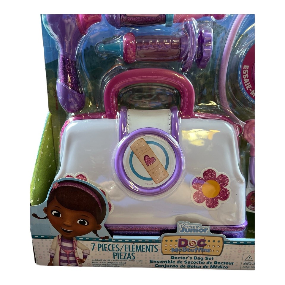 Disney Junior Doc McStuffins Toy Hospital Doctor's Bag Set (8 pieces ...
