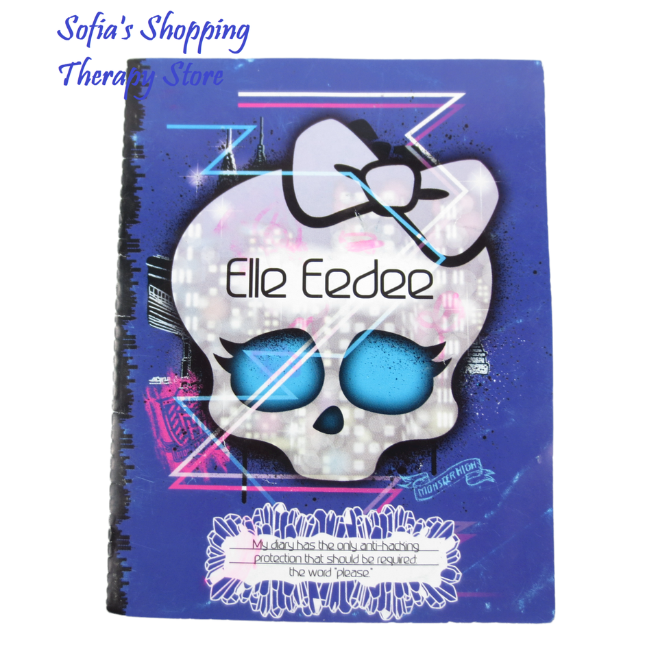 Monster High Doll Elle Eedee Boo York Gala Ghoulfriends Dress Head Piece | eBay