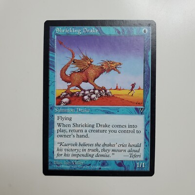 MTG Magic Shrieking Drake Visions LP | eBay