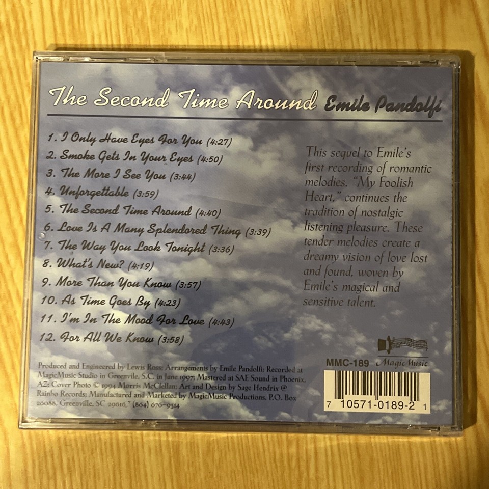 Second Time Around by Emile Pandolfi (CD, Magic Music) 710571018921| eBay