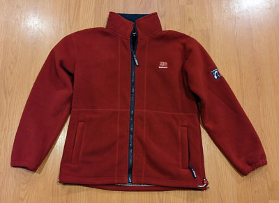 Scandinavian Explorer Norway Red Fleece Jacket Zip-Up - M | eBay