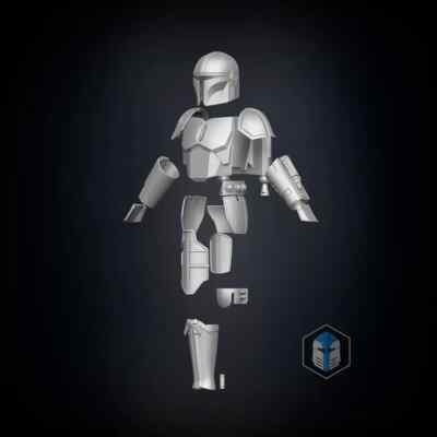 Mandalorian Beskar Armor Star Wars 1/6 Scale Resin 3d printed Armor Kit ...