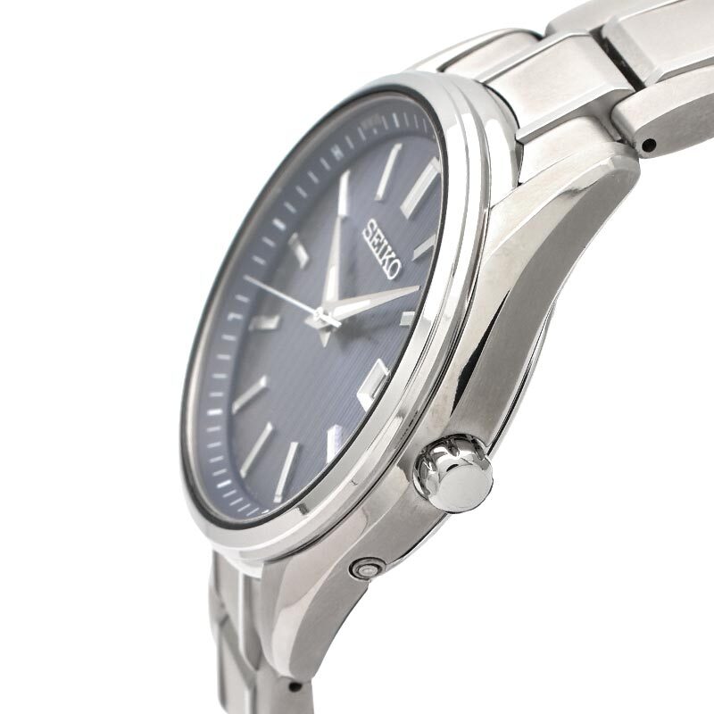 SEIKO SELECTION SBTM339 Titanium Radio Solar Watch Navy Dial 39.5mm | eBay