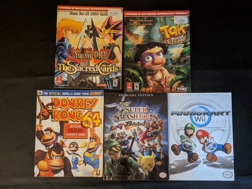 Lot of 5 Nintendo Prima Strategy Players Guide Wii N64 Mario Kart ...