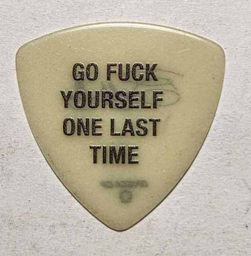 Buddy Guy - Go F*** Yourself One Last Time - Guitar Pick **GLOW | eBay