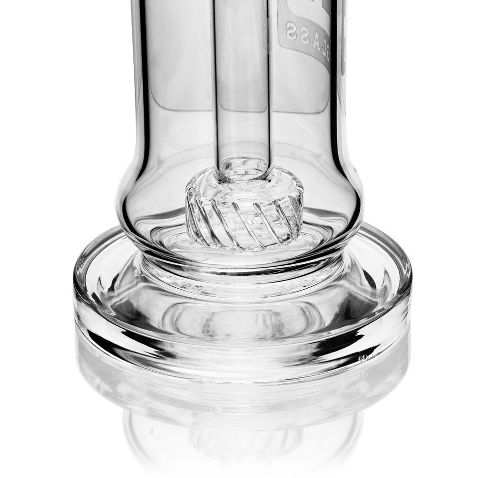 Premium Bent Neck Bong Rig, Cyclone/Turbine Perc- 11" Tall, 7mm Thick ...