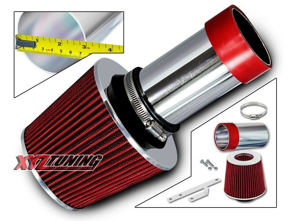 RED Short Ram Air Intake Kit + Filter For 98-04 300M / 94-01 LHS 3.5L ...