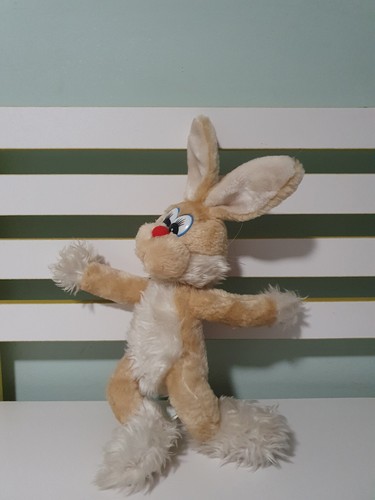 RABBIT PLUSH TOY CA AUSTRALIA CARTOON LIKE BIG EYES RED NOSE 30CM ...