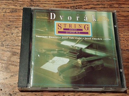 Dvorak String Sextet No3 Smetana Quartet Josef Suk Josef Chuchro CD GC | eBay Australia