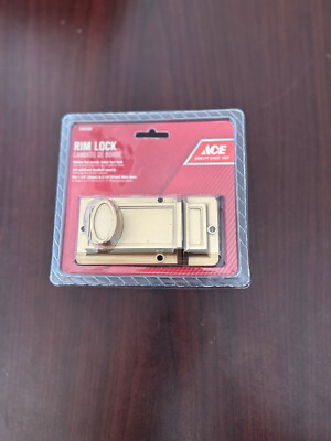 ACE Gold Rim Lock Additional Deadbolt Security Keyed Lock Secure.Brand ...
