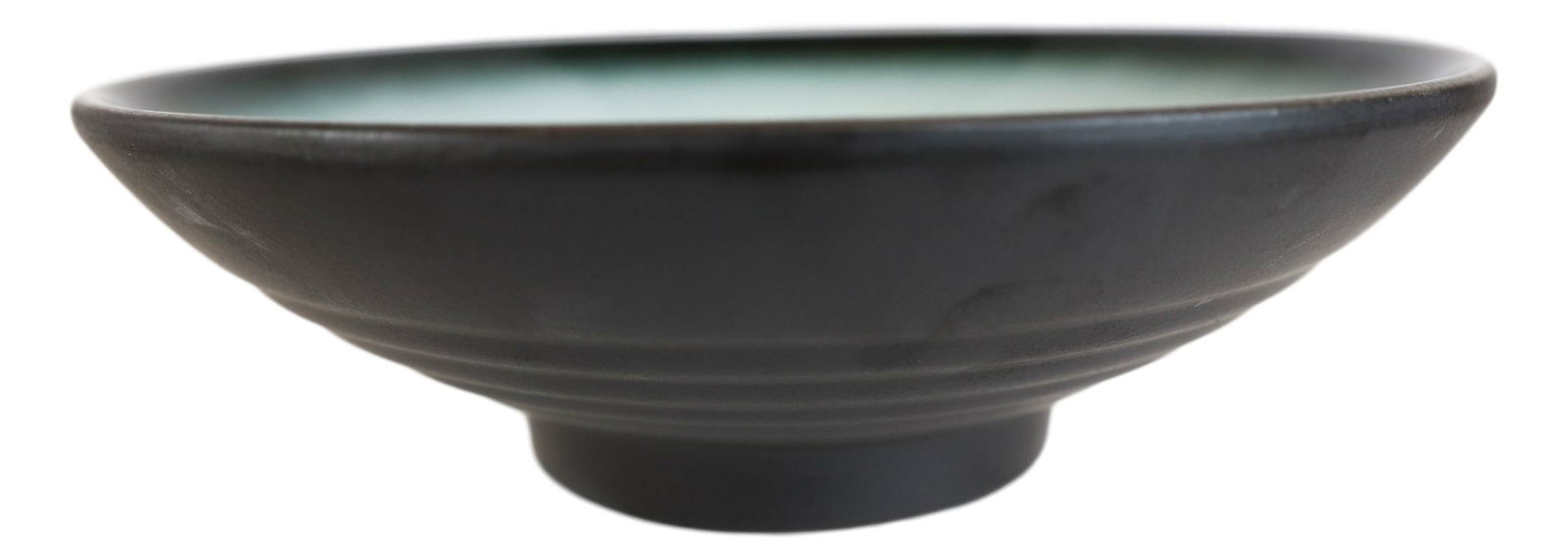 Pack Of 4 Ceramic Zen Blue Dinner Entree Soup Deep Plates Or Shallow ...