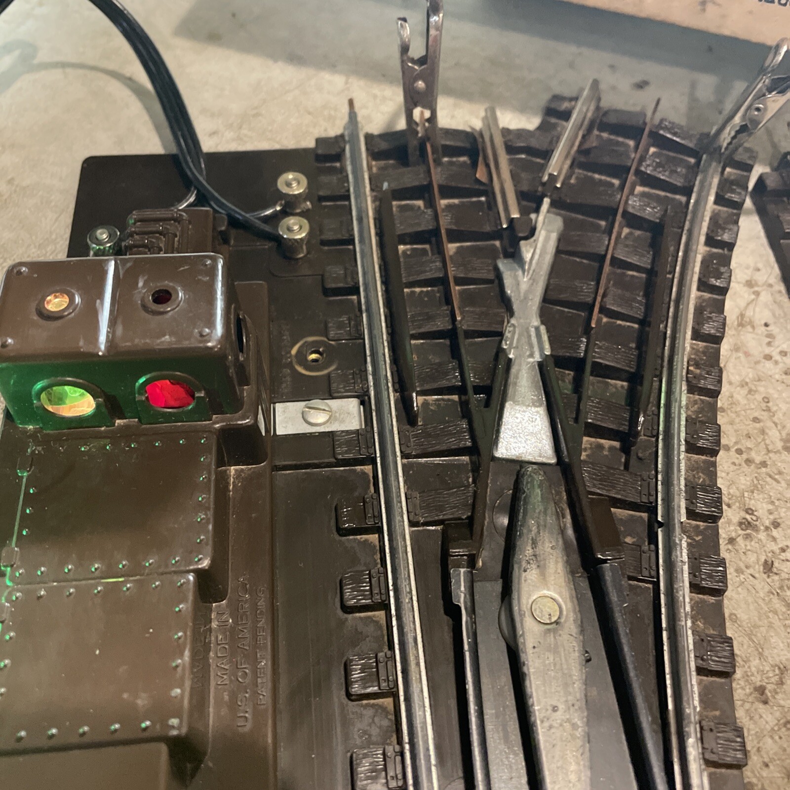 Lionel 112 Super O Right And Let Hand Turnout Switch With Box And ...