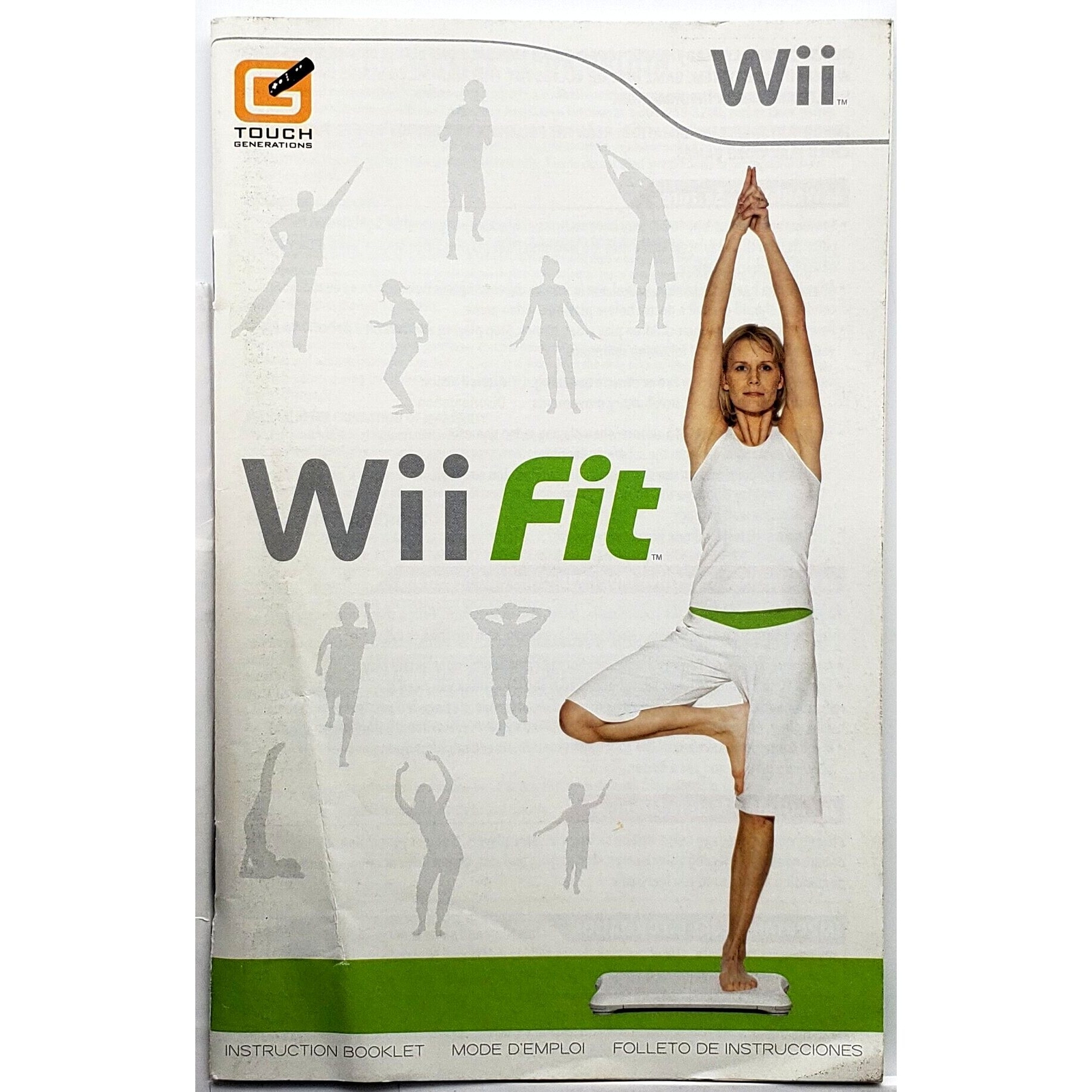 (Manual Only) Wii Fit game Only - Nintendo Wii Authentic Instruction ...