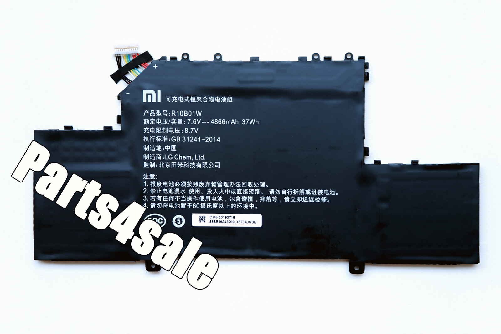 Genuine R10B01W Battery for Xiaomi Air 12.5 inch 161201-01 161201-AA ...