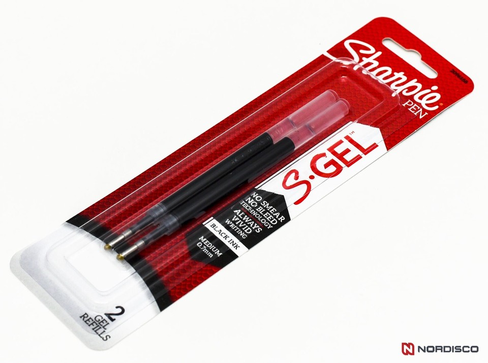 Sharpie S Gel 0.7mm Medium Point, Black Gel Ink, 3 Pens & 3 Packs of ...